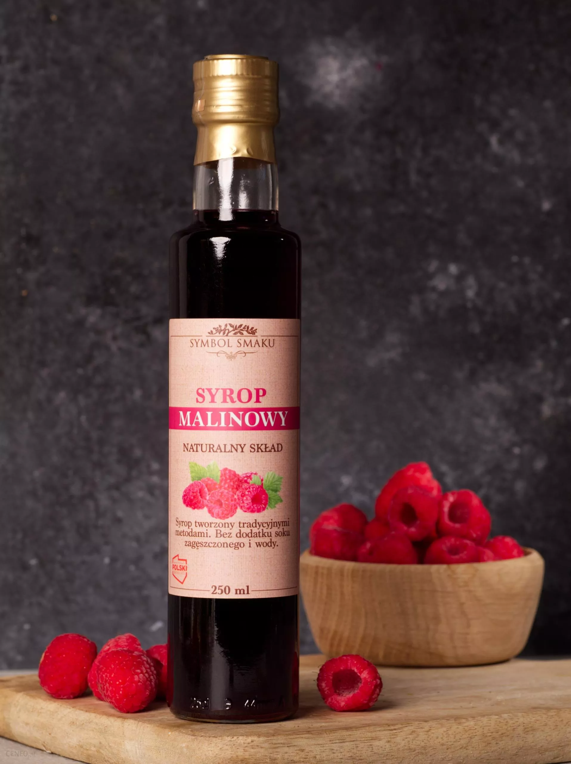 Syrop Malinowy Premium 250ml do herbaty - (1311) - RajHerbaty.pl